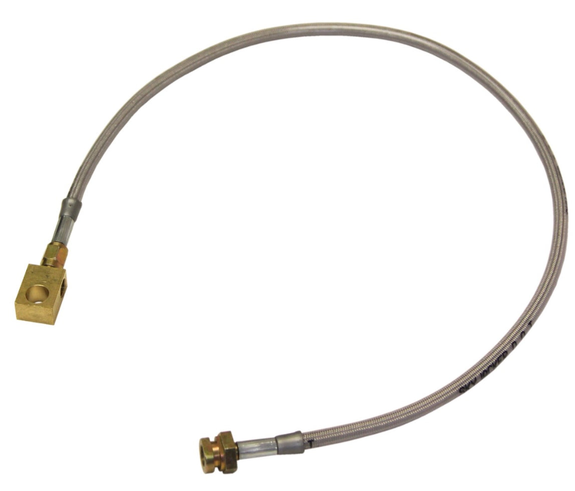 Dodge 72-93 Stainless Steel Braided Brake Line REAR, For Lift Height 0